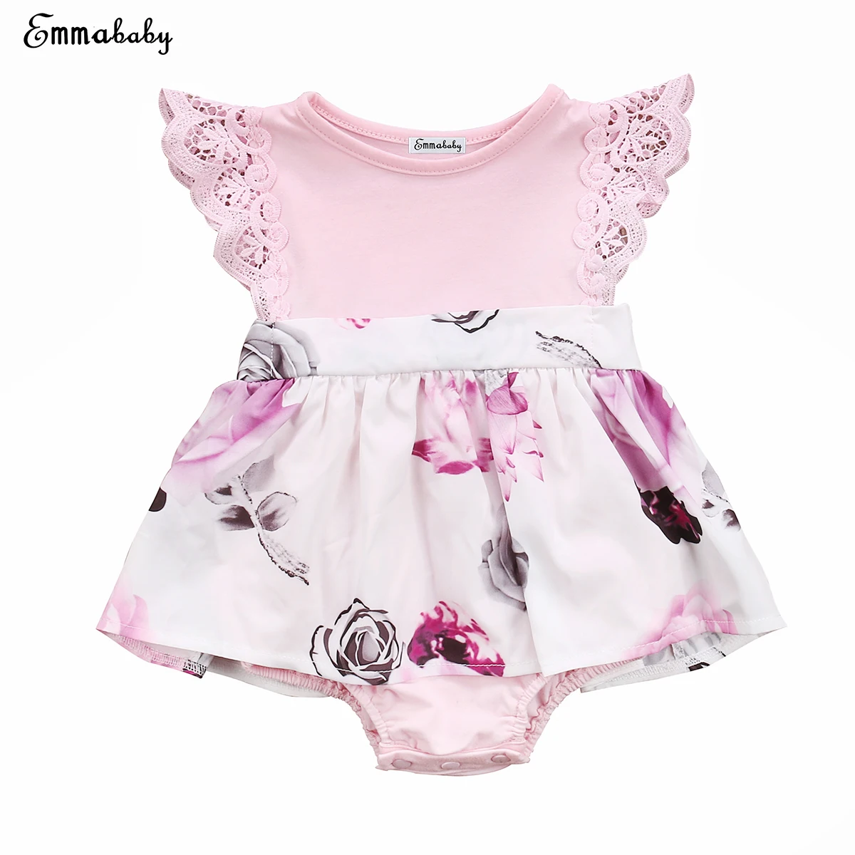 Big sister Dress+Little Sister Bodysuit 2017 Baby Girl Family Matching ...