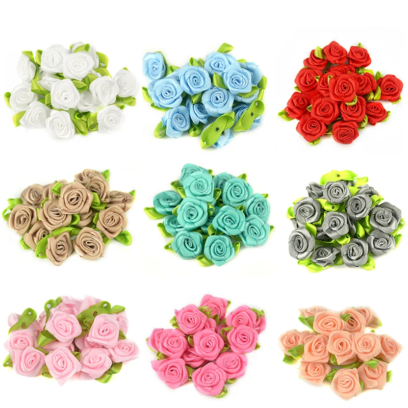Aliexpress.com : Buy 300 PCS 2 CM Artificial Silk Mini Rose Flowers ...