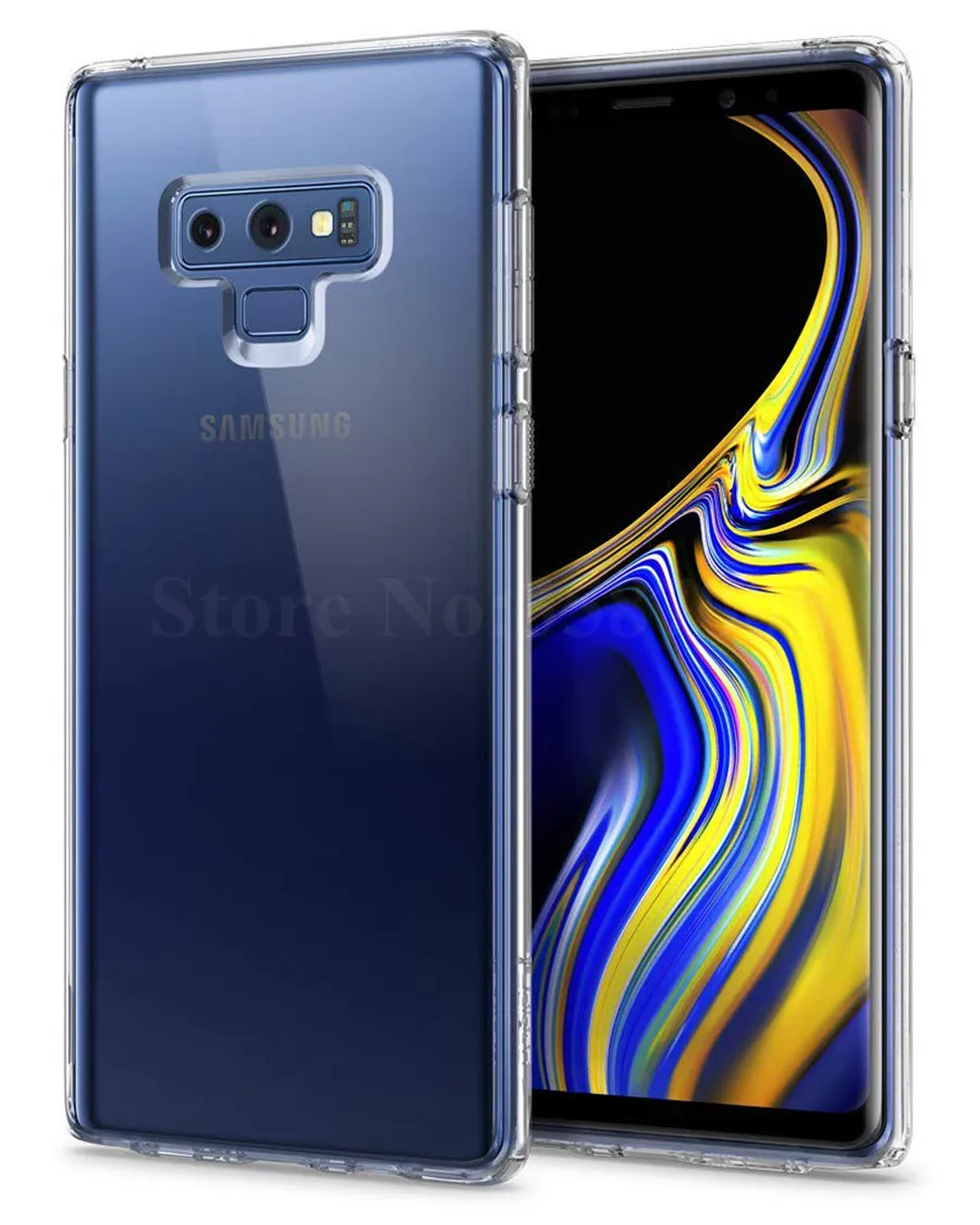 For Samsung Galaxy Note 9 Case Clear Soft TPU Slim Anti Slip Cover Case ...
