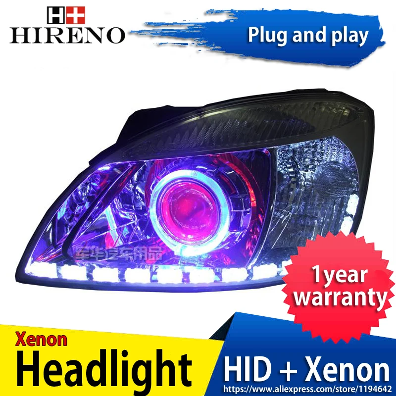 Faro de xenón modificado personalizado para coche, montaje de faros ...
