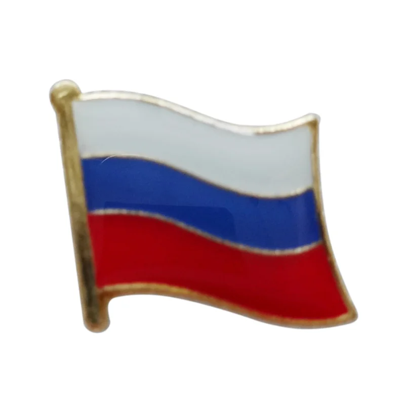 Russia flag lapel badge pin(350 pcs/lot)|pin pin|pins russiapin lapel ...