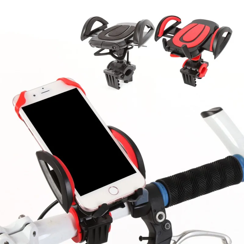 Adjustable Bicycle Handlebar Phone Mount Bracket Bicycle Bike Frame ...