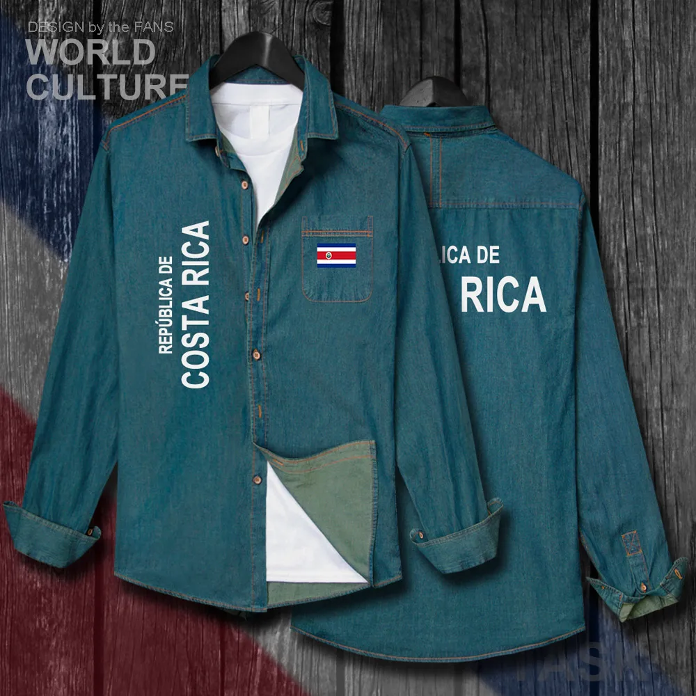 Banderas de Costa Rica CRI costarrican Tico para hombres, ropa de otoño ...