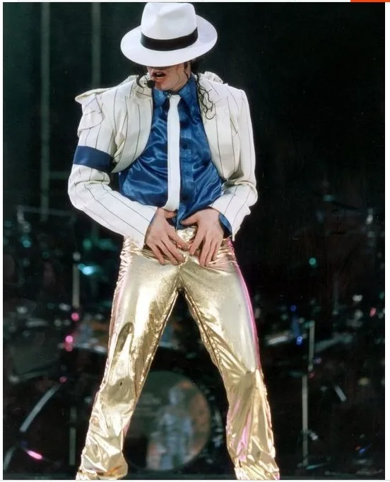 MICHAEL JACKSON SMOOTH CRIMINAL gold SUIT COSTUME M002|suit design ...