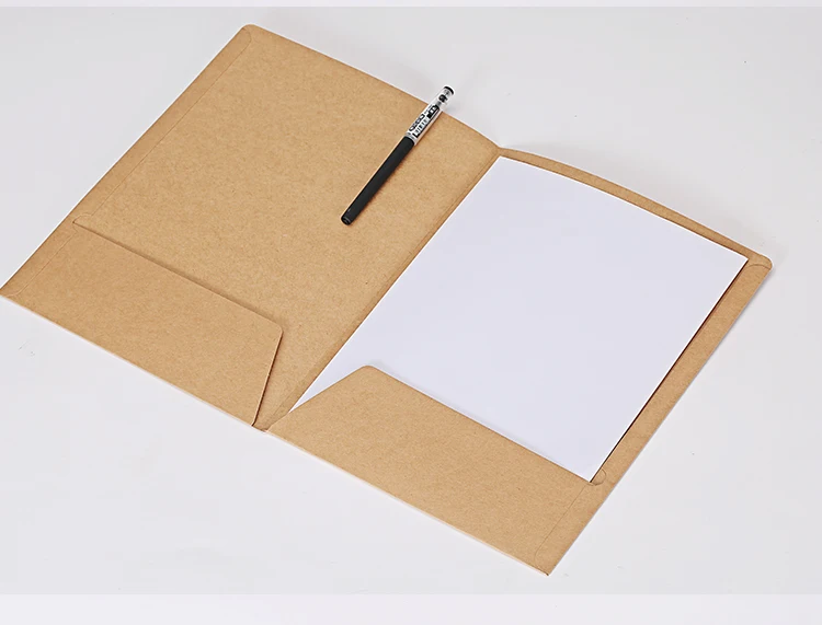 A5 File Folder White Black Kraft Paper in File Folder From Office