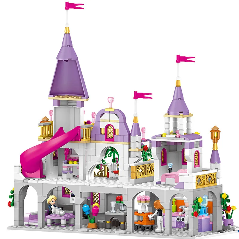 Girls Friends QL1106 731PCS Building Blocks Princess Windsor Castle ...
