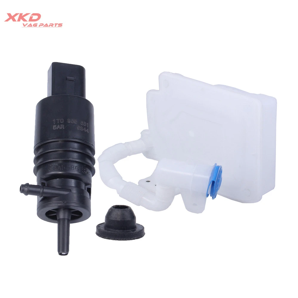 Windshield Washer Reservoir Bottle+Pump Set Fit For VW GOLF MK6 JETTA ...