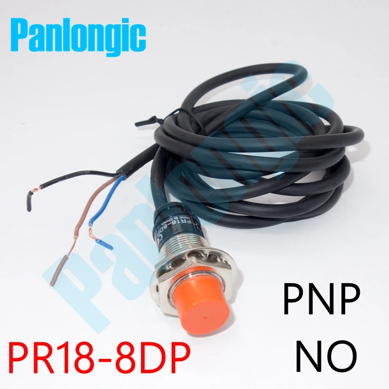 Pr18 8dp Inductive Proximity Sensor Switch 8mm Detection Pnp Dc 10 30v