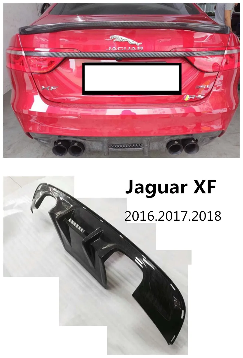 Car Front Bumper Lip Front Bumper Lip Spoiler For Jaguar XF 2008-2015 ...