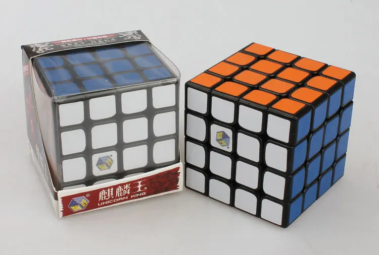 Brand New Zhisheng Yuxin Qilin Black / White 62mm 4x4x4 Magic Cube ...