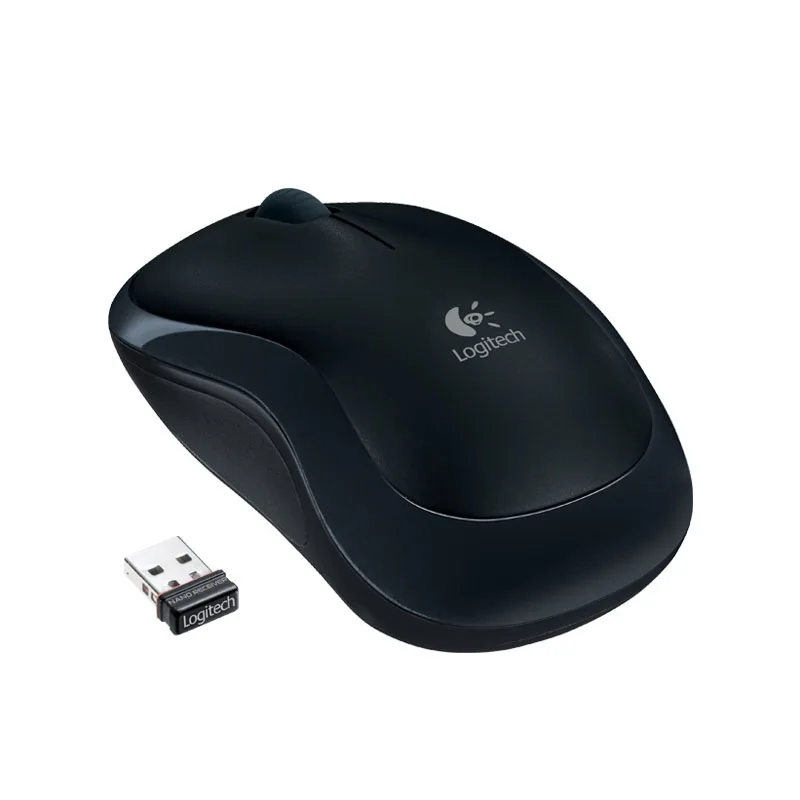 Logitech B175 Wireless USB Optical Mouse - Black Grey