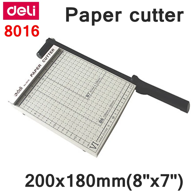 ReadStar Deli 8016 Manual Paper Trimmer Size 200x180mm 8 x7 Small readstar-deli-8016-manual-paper-trimmer-size-200x180mm-8-x7-small