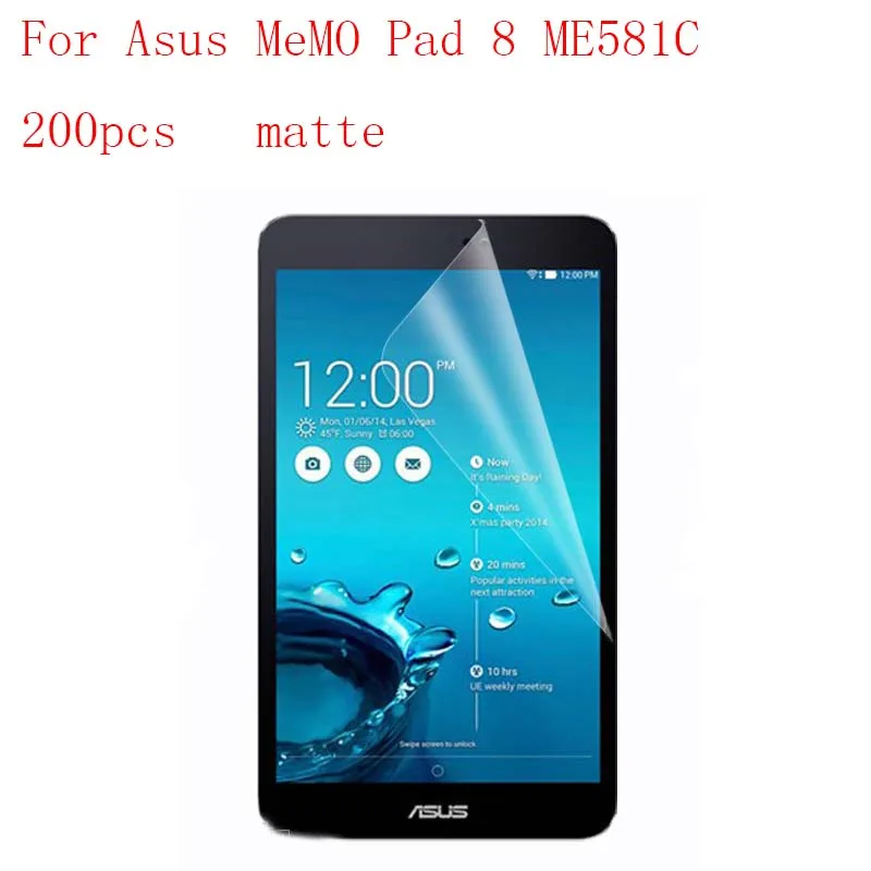 Tablet anti reflexo lcd filme protetor de tela para asus memo pad 8 ...