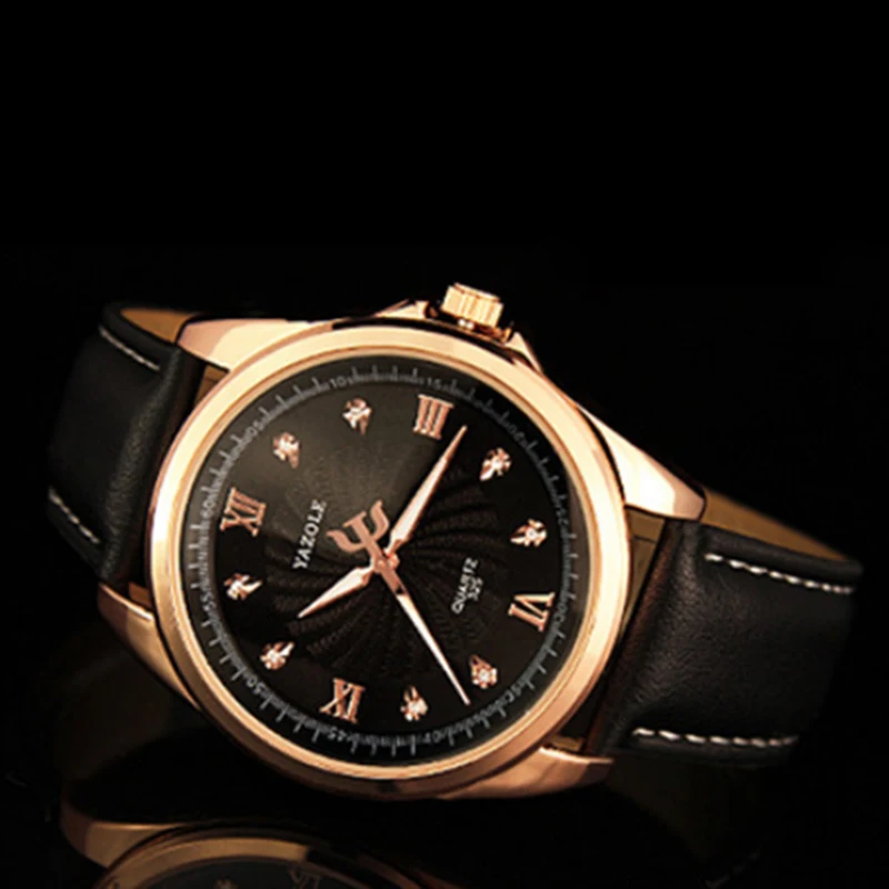 YAZOLE Brand fashion Couple Watch Stainless Steel Waterproof Calendar ...