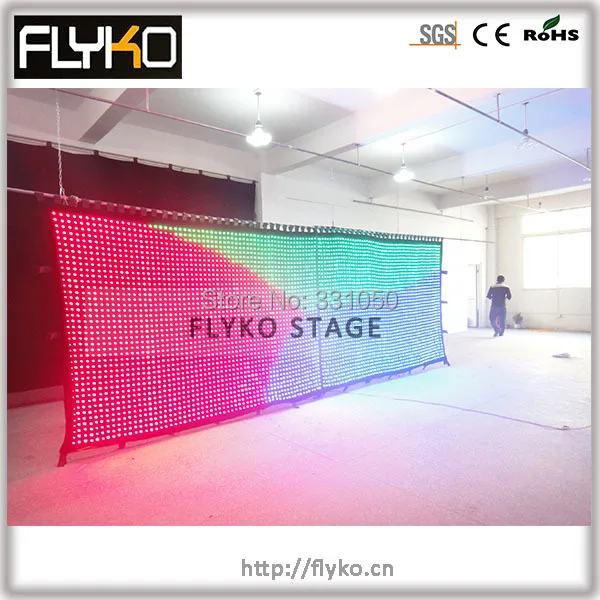 Free shipping 2m*6m led screen fullcolor DMX DJ function|dmx dj|dj ...
