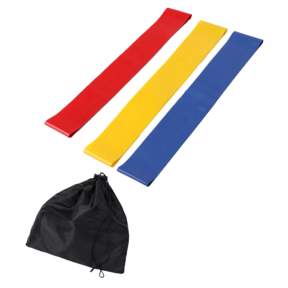 3pcs/Set Elastic Resistance Bands Workout Rubber Loop For Fitness Gym ...
