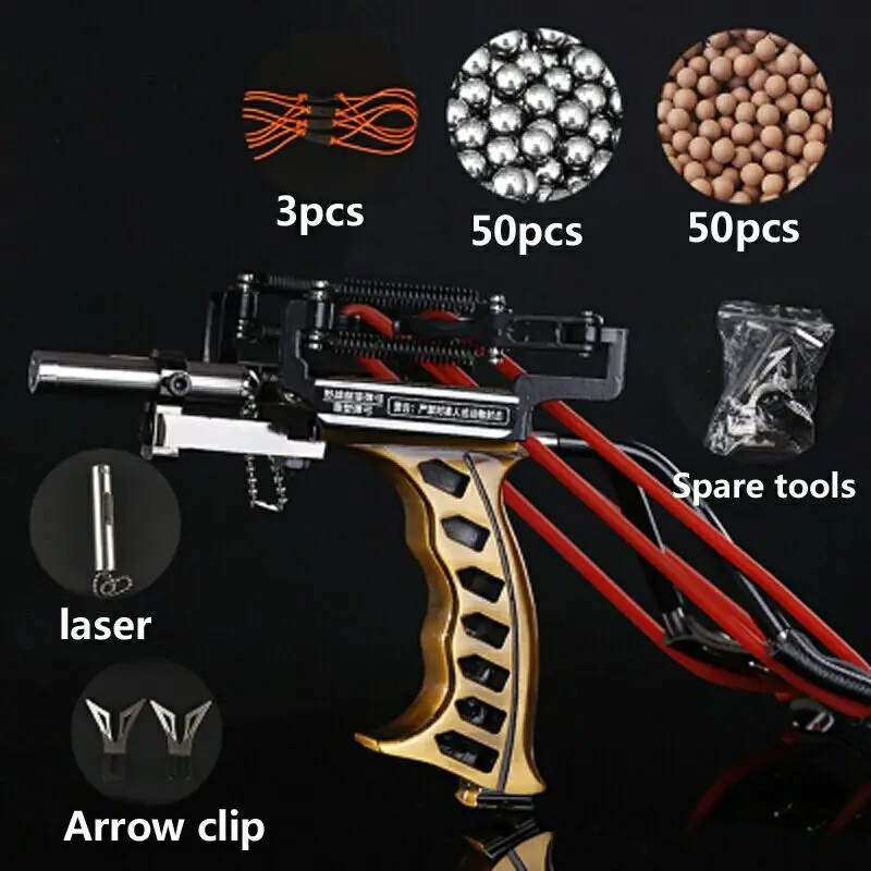 Powerful Stainless Steel Slingshot Laser Arrow Slingshot Used For ...