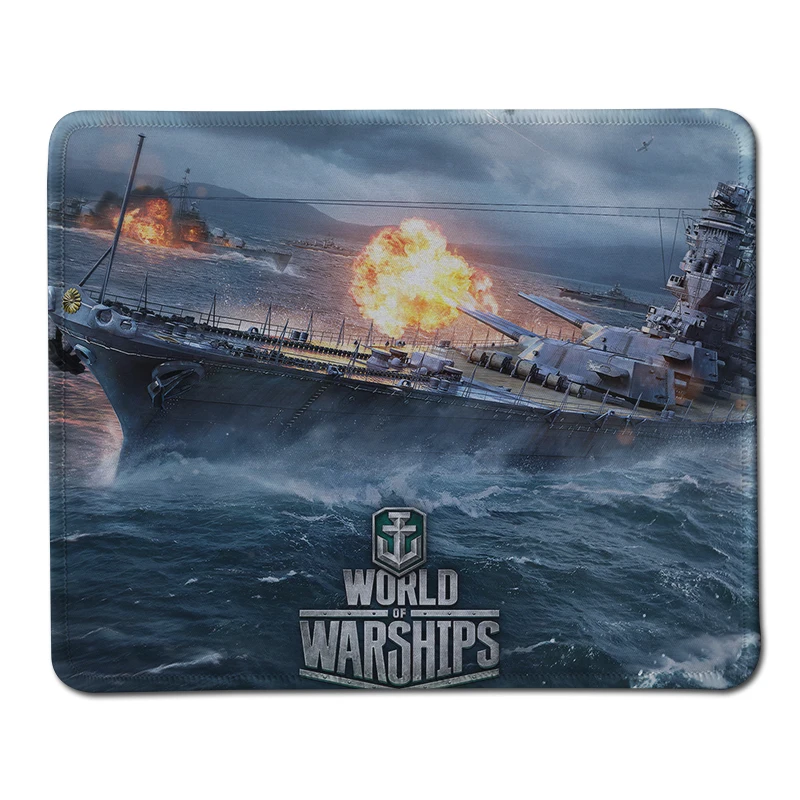 Luxury Print Non slip World of Warships Gaming Stitched Edge Mouse Pad ...