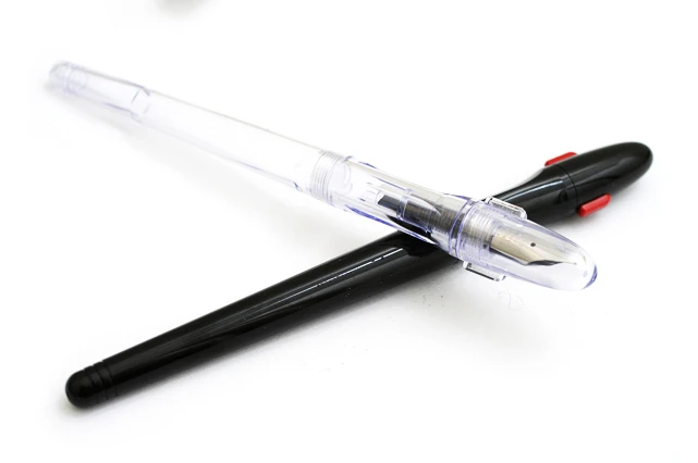 High quality Black / transparent Japan Pilot Fountain Pen Office ...