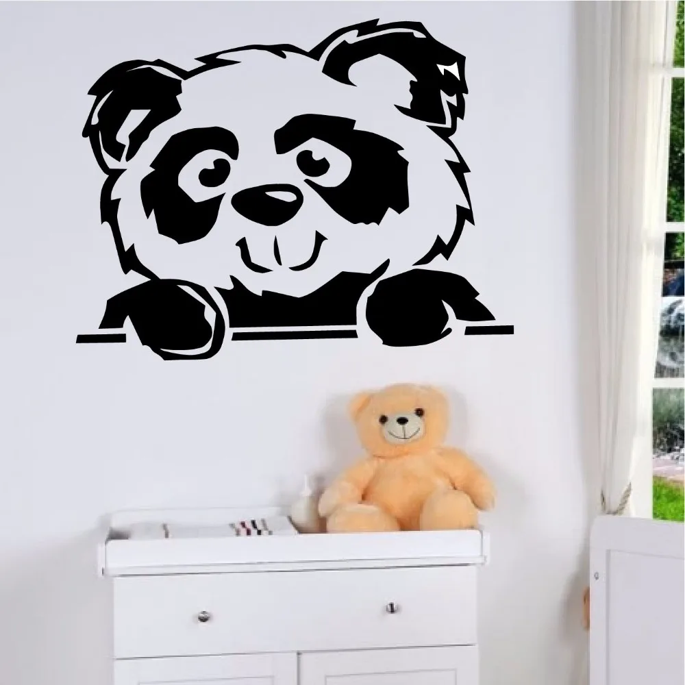 Cute cartoon Chinese panda wall stickers Cute Panda Wall Art Sticker ...
