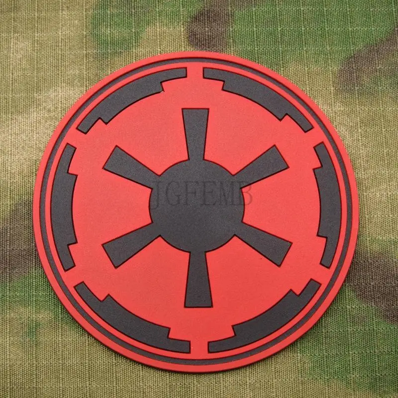 Red IMPERIAL Military Tactics 3D PVC patch Badges PB1249|patch badge|3d ...