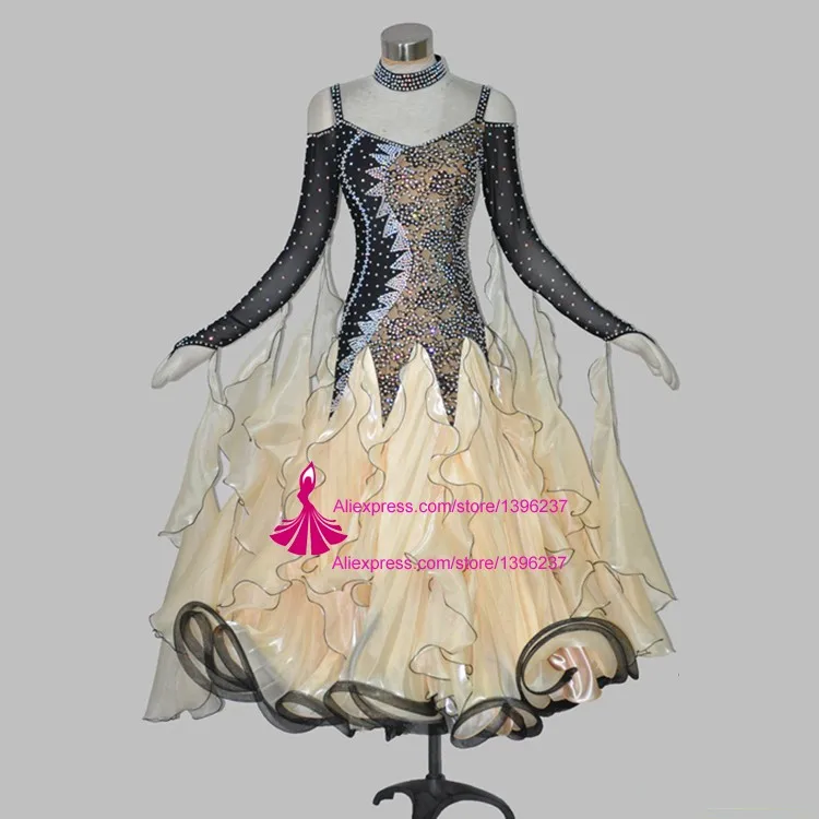 2018 Nouveau Standard Salle De Bal Robe Femmes Moderne Valse Tango Pour ...