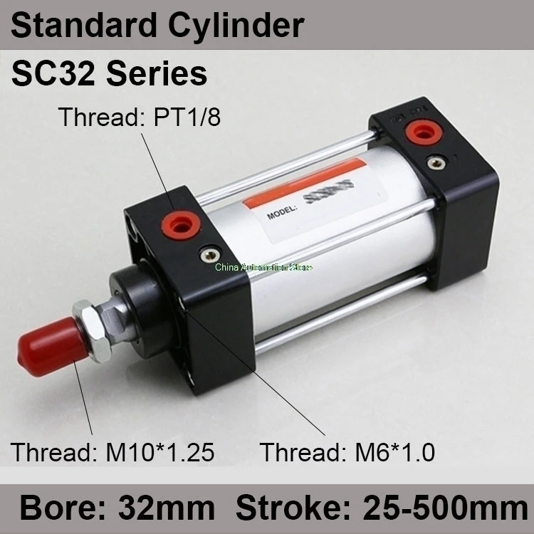 SC32*400 Free shipping Standard air cylinders valve 32mm bore 400mm ...