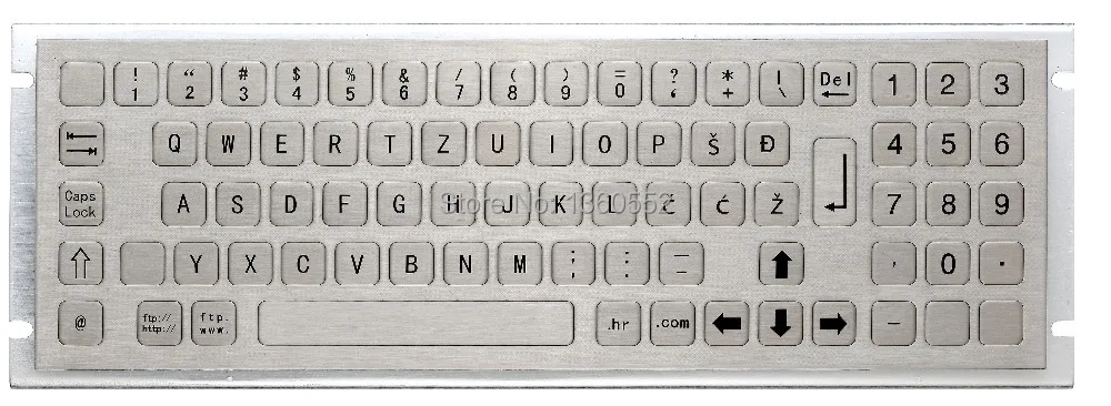 304-Stainless-Steel-Industrial-Mini-compact-Keyboard-High-Vandal-Proof ...