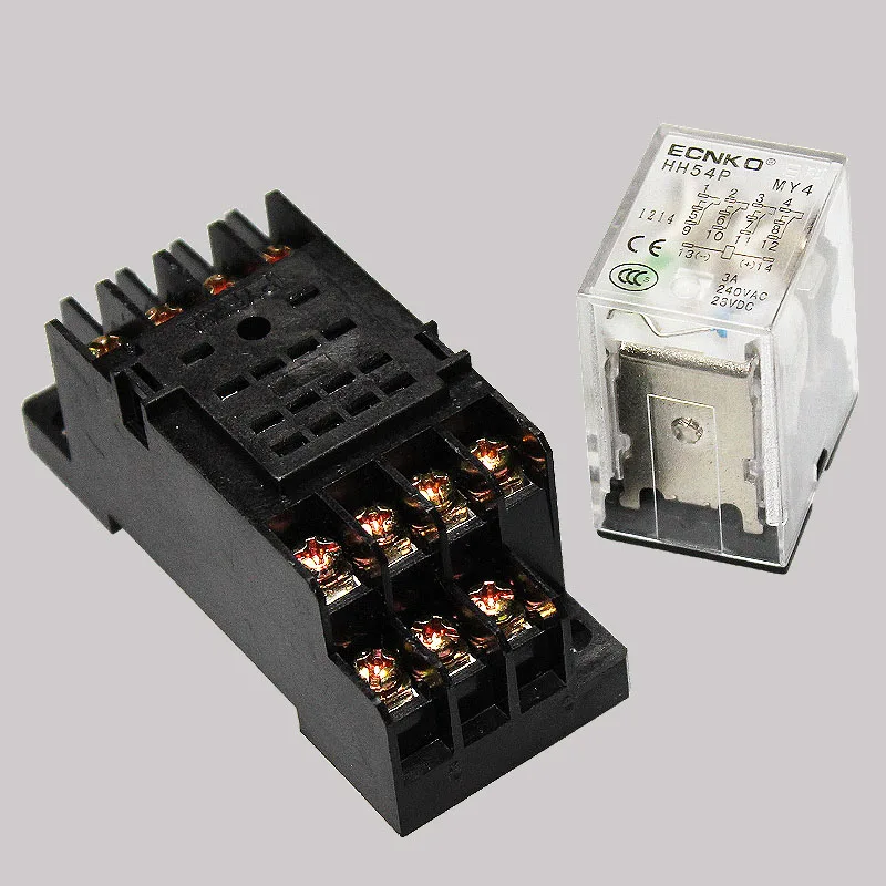 10 sets/Lot Coil Power Relay MY4NJ 12V DC Miniature Relay 4NO 4NC 14 ... 10 sets/Lot Coil Power Relay MY4NJ 12V DC Miniature Relay 4NO 4NC 14 ...