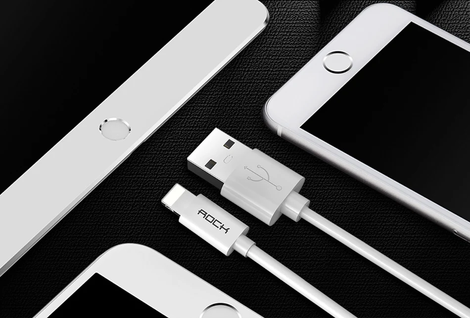 3 шт. в упаковке, ROCK, USB кабели для мобильных телефонов, для iPhone ...