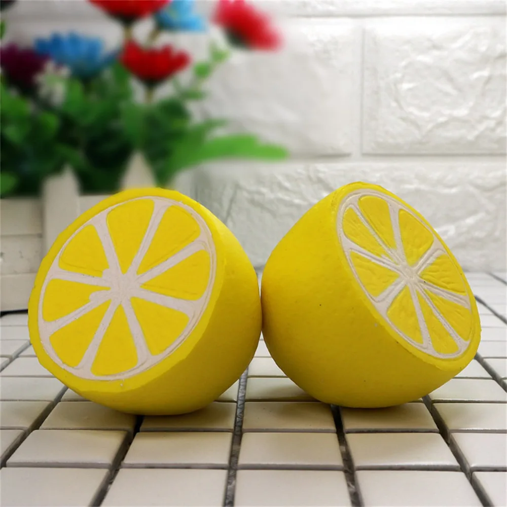 Lemon Squeeze Toys Stress Relief Kid Fun Toy Gift Pendant Children ...