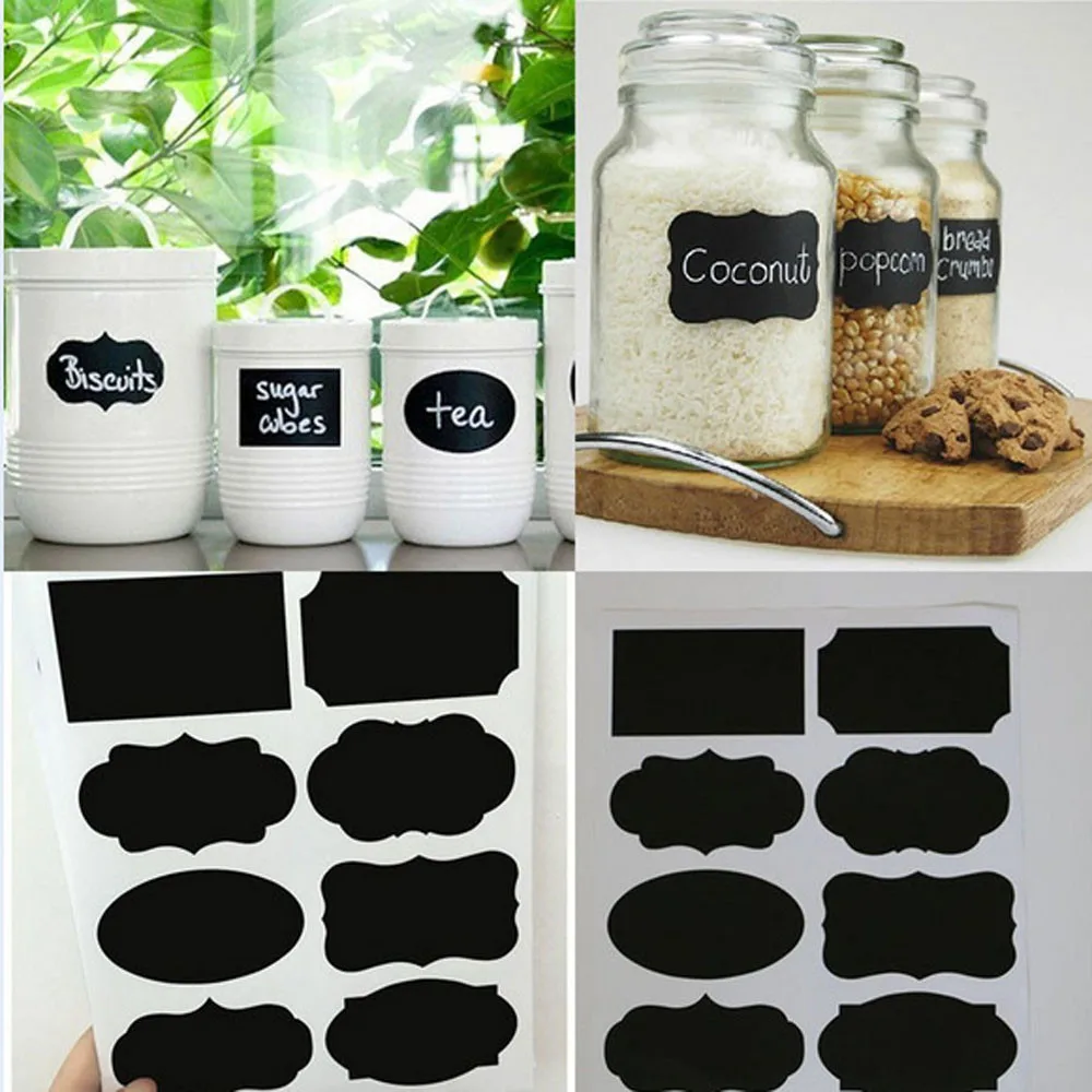 Home & Garden Spice Jars & Racks Printed Spice Jars and Pantry Labels ...