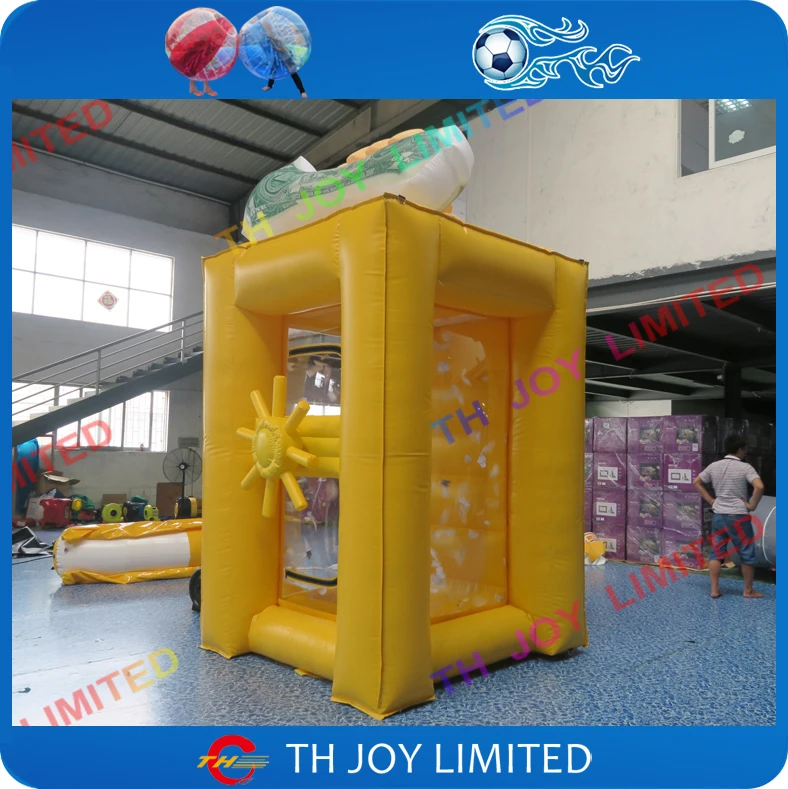 with shipping!promotion Inflatable Cash Machine Cash Cube money booth ...