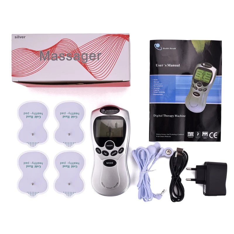 Electric Tens Digital Therapy Machine Massager Pulse Acupuncture ...
