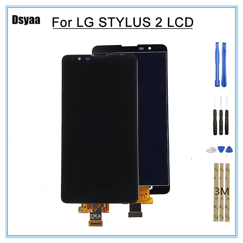 5.7 "Display para LG Stylus 2 Display LCD Touch Screen Digitador ...