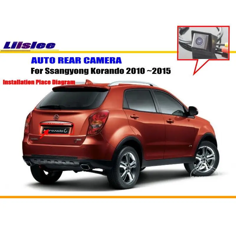 Cámara de visión trasera para coche Ssangyong Korando 2010 2015, HD ...