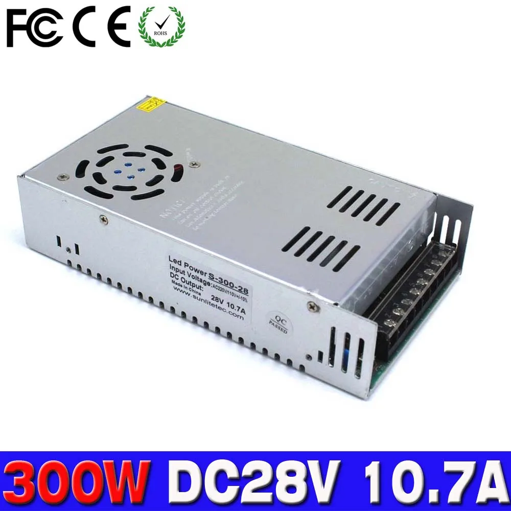 Universal Dc Power Supply 28v 10.7a 300w Led Driver Transformer Ac110v ...