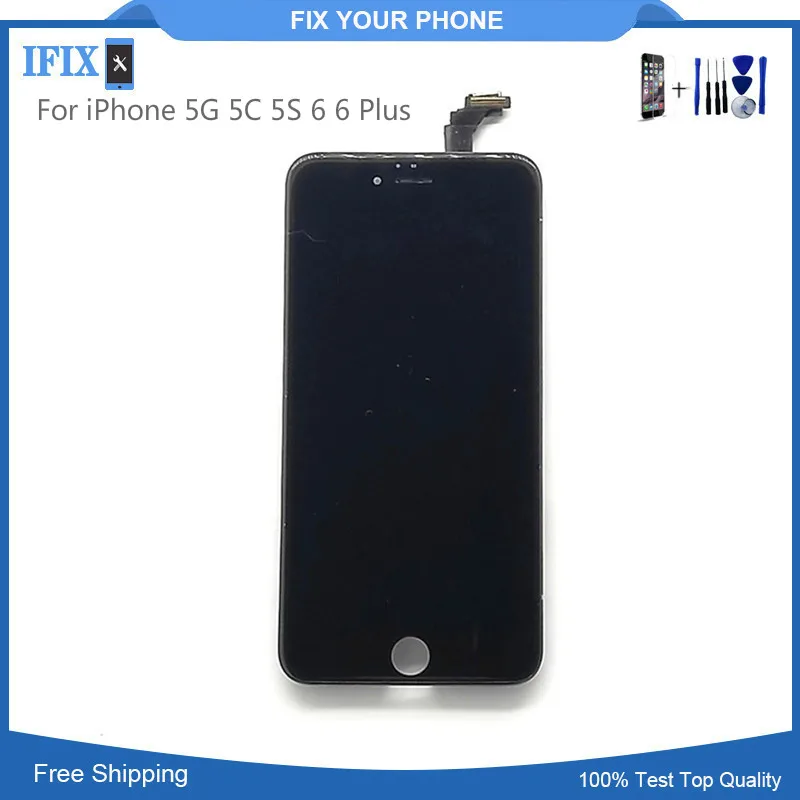Top Quality For iPhone 5G 5C 5S 6 6 Plus LCD with Touch Screen ...