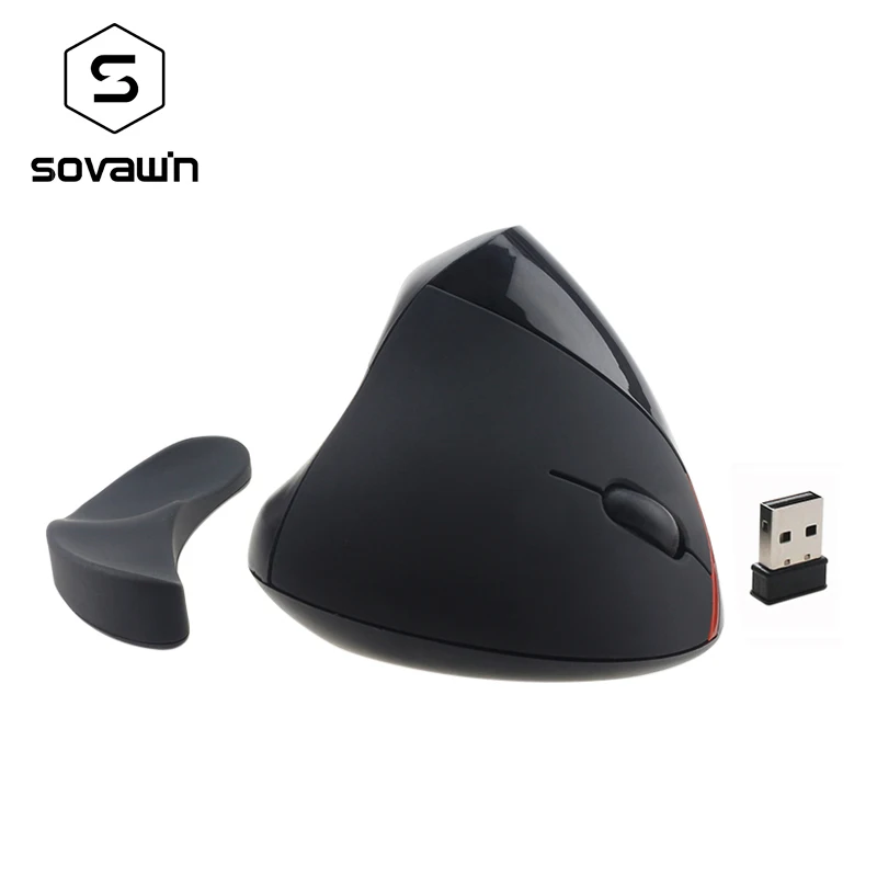 Sovawin 2.4g Wireless Vertical Mouse Ergonomic Optical 1200DPI 5D with ...