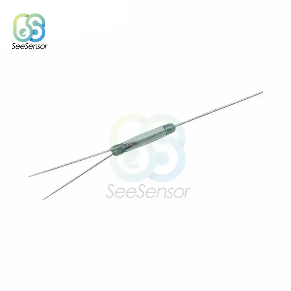 5 stks/partij N/O Reed Magnetische schakelaar 2*14mm Normaal Open Magnetische Inductie ...