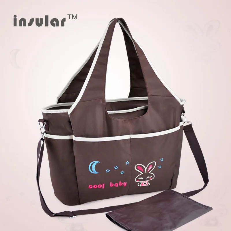 Cartoon Baby Diaper Bag Cartoon Embroidery Mommy Bags Antimicrobial ...