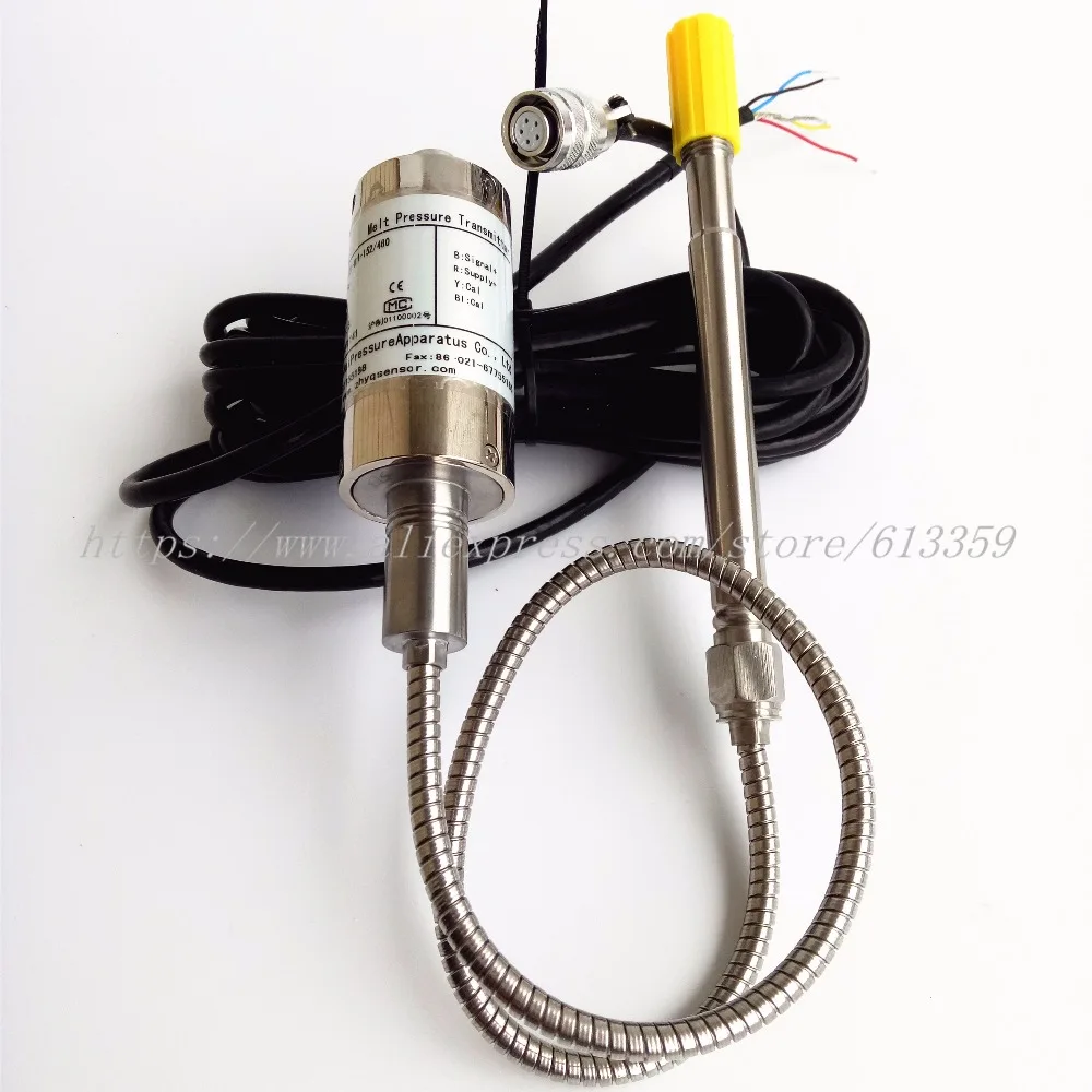 Zhyq Pt124b-121 Flexible Stem Melt Pressure Transmitter Pressure Sensors Output 4-20ma - El ...