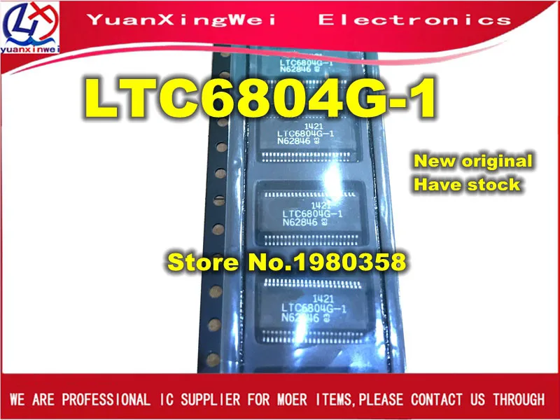 O envio gratuito de 150 pçs/lote LTC6804IG 1 LTC6804G 1 LTC6804HG 1 ...