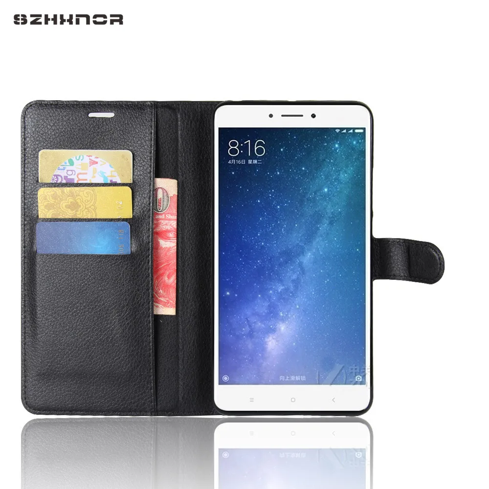 SZHXNOR-For-xiaomi-mi-max-2-Case-Cover-for-xiaomi-mi-max2-Wallet-Flip ...