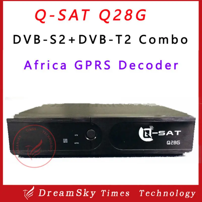 DVB S2+DVB T2 Combo Sim Card Decoder Q SAT Q28G HD GPRS Decoder QSAT ...
