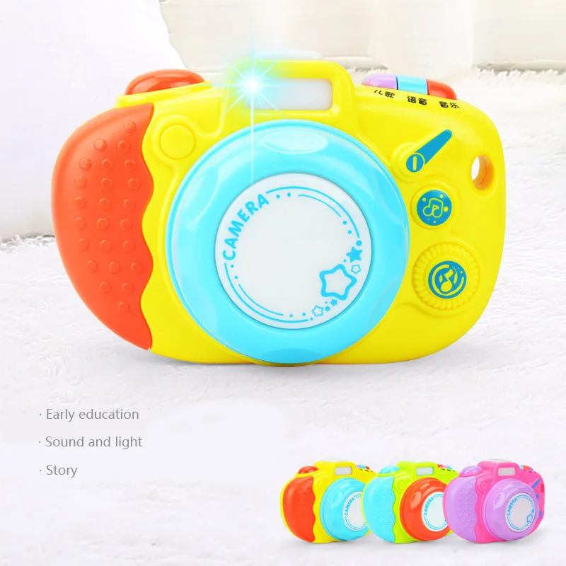 1pcs/set Mini Cute LED Luminous Sound Glowing Plastic Kids Toy Camera ...