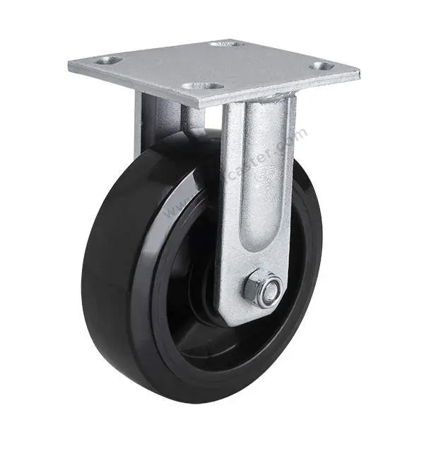 1PC EDL Heavy 6 Inch Casters Wheels 380Kg Polyurethane PU Wheels Castor ...