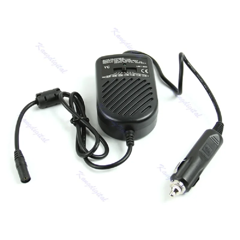 Universal DC 80W Car Auto Charger Power Supply Adapter Set For Laptop ...