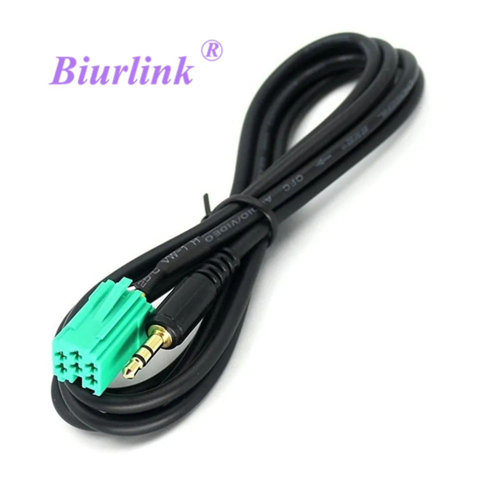 Biurlink Cars 3.5mm AUX Stereo Audio Line Input Cable For Renault Clio ...