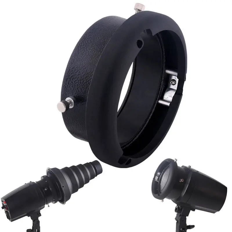 Universal To Bowen Mount Adapter Studio Flash Strobe For Softbox Beauty ...